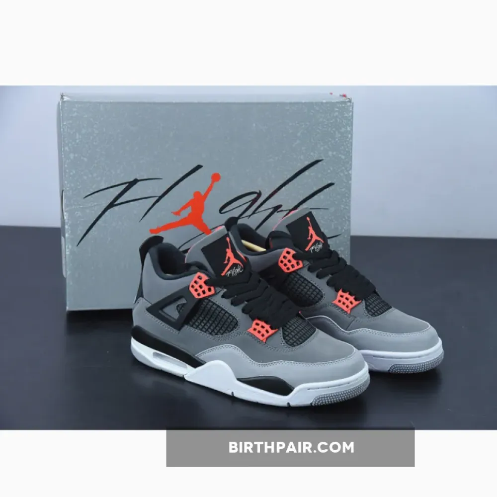 Air Jordan 4 “Infrared” Dark Grey/Infrared 23-Black DH6927-061 ...